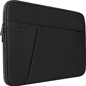 Laptop Case Sleeve 15.6 inch, Durable Shockproof Protective Computer Carrying Cover with Front Pocket, Briefcase Handbags Laptop Sleeve Bag for 15.6 inch HP, Dell, Acer, Asus, Notebook, Black