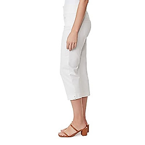 Gloria Vanderbilt Women's Amanda Pull on Capri, Vintage White, 4