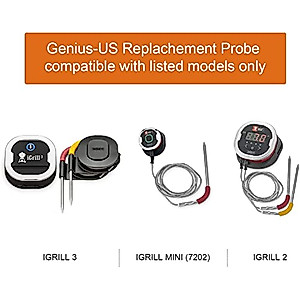 Meat Probes Replacement for Weber iGrill 2, iGrill Mini, iGrill 3 (Pack of 2)