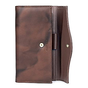 Julia Buxton Heiress Organizer® Clutch Mahogany