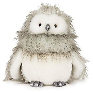 GUND Fab Pals Collection, Rylee Owl Stuffed Animal, Premium Plush Toy for Ages 1 and Up, White/Grey, 11”