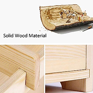 PSVOD Bookshelf Simple Desktop Bookshelf Wooden Combination Small Bookshelf Natural Texture Desktop Organizer Display Stand 35×20×30 cm Storage Shelf bookends