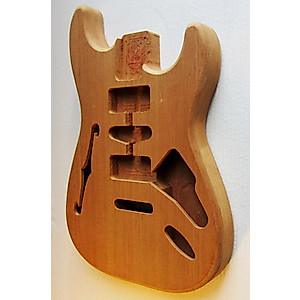 Supra-Tone Electric guitar body, ST style, unfinished, Mahogany, THINLINE, Made in USA