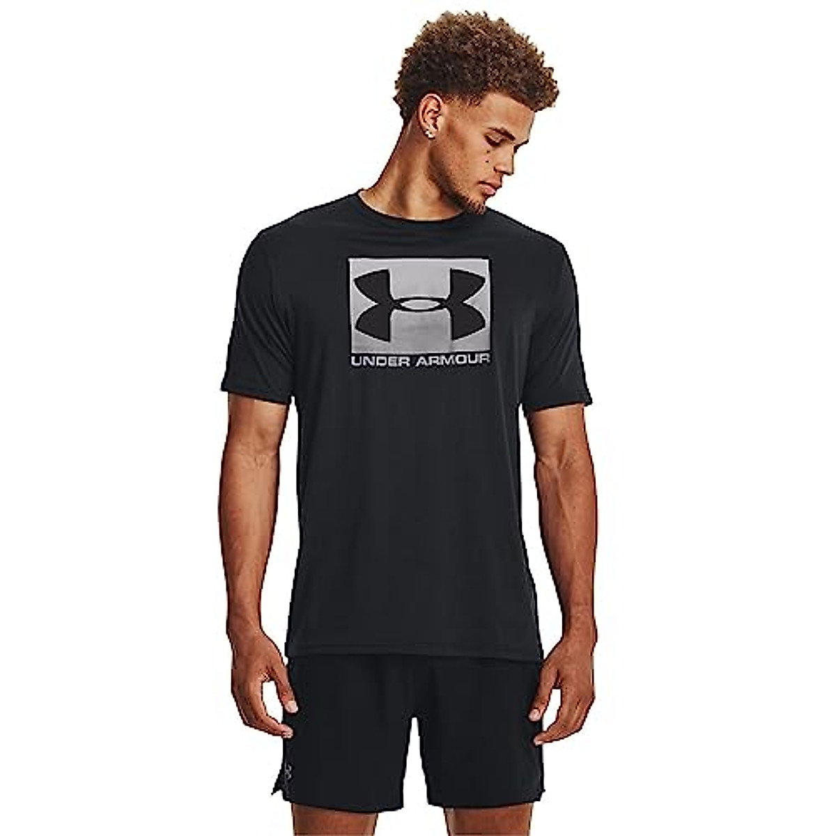 Under Armour Men's UA Boxed Sportstyle Short Sleeve T-Shirt XL Black