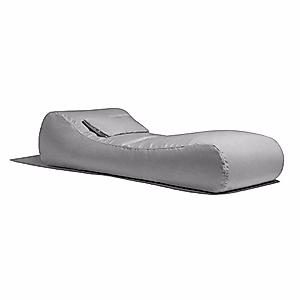 Jaxx Arlo Outdoor Bean Bag Sun Lounger | Pool Patio Chaise Recliner |, Granite
