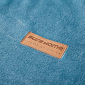 Surii Home Luxury Microfiber Flannel Blanket, Super Soft, Warm, Cozy, Fluffy, and Breathable, Perfect Throws for Bed, Couch, Sofa, for All Season Use. 350GSM Travel Size 50x60 Inches(Sky Blue)