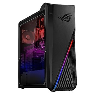 ASUS ROG Strix GT15 Gaming Desktop PC, Intel Core i7-12700F, GeForce RTX 3060, 16GB DDR4 RAM, 512GB SSD, Windows 11 Home, G15CF-BS764,Black
