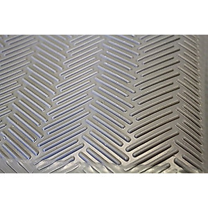 RHS Snow Melting Mat, Anti-Slip Walkway Herringbone Design, Color Gray, Outdoor Mat, Prevents ice Formation, Melts up to 2 inches of Snow per Hour, 120 Volts (30-inches x 3-feet)