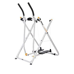 Gazelle Tony Little Pacer Total Body Fitness Workout Exercise Elliptical Glider Supports Up to 250 Pounds with Low Impact Design for Home Gym, Gray