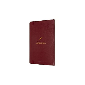 Moleskine Limited Edition Harry Potter Notebook, Hard Cover, Large (5" x 8.25") Ruled/Lined, Bordeaux Red (Book 6) 240 Pages
