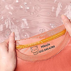 Name Stamp Clothing Kids,The Name Stamp for Clothes，Cartoon Pattern Style Name Stamp,Custom Name Stamp，4 Colors and 36 Cartoon Patterns