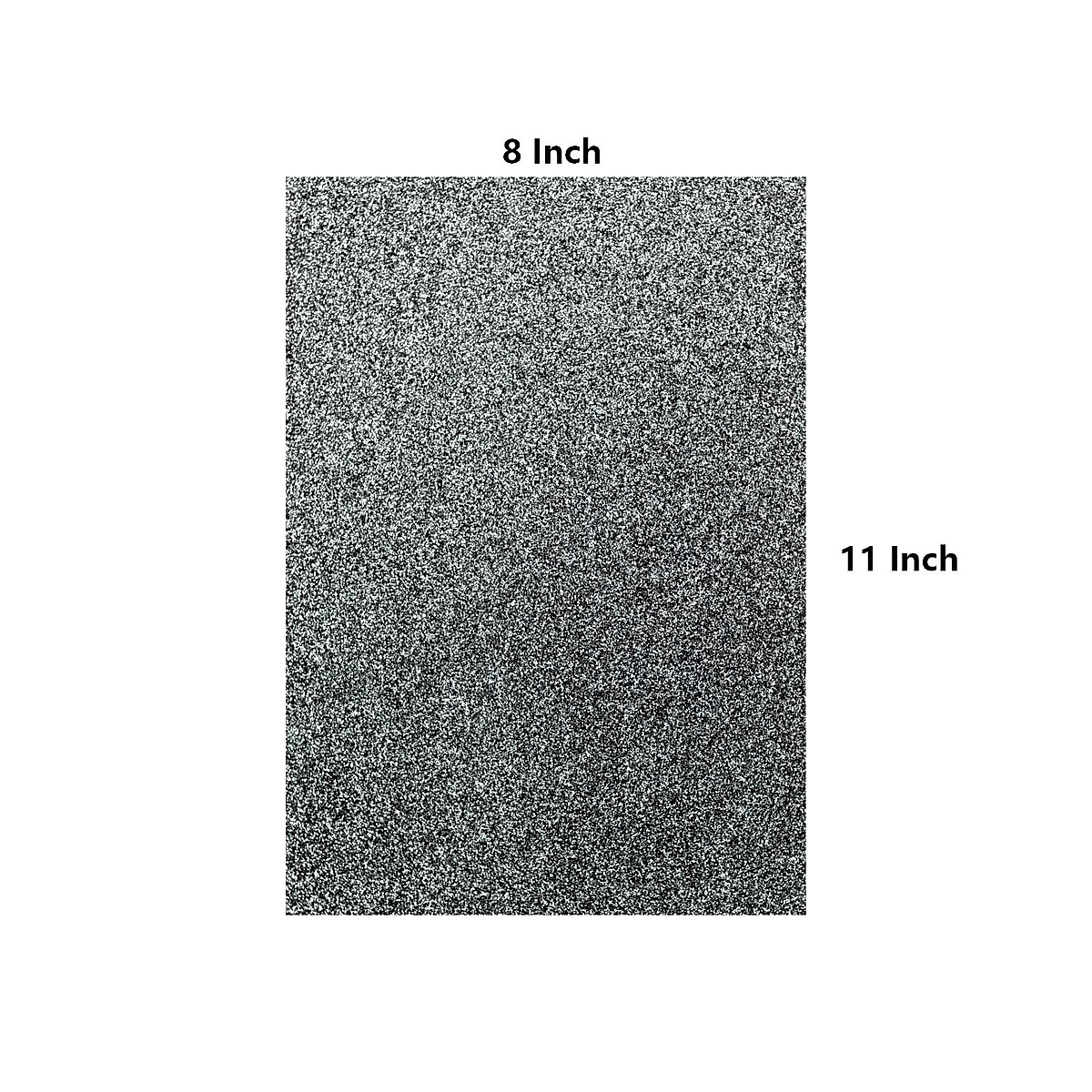 YZH Crafts Glitter Cardstock Paper,No-Shed Shimmer Glitter Paper,Crafting Assorted Glitter Paper Pad, DIY Party Deco by 8 Inch X 11 Inch, A4 Size (assort)