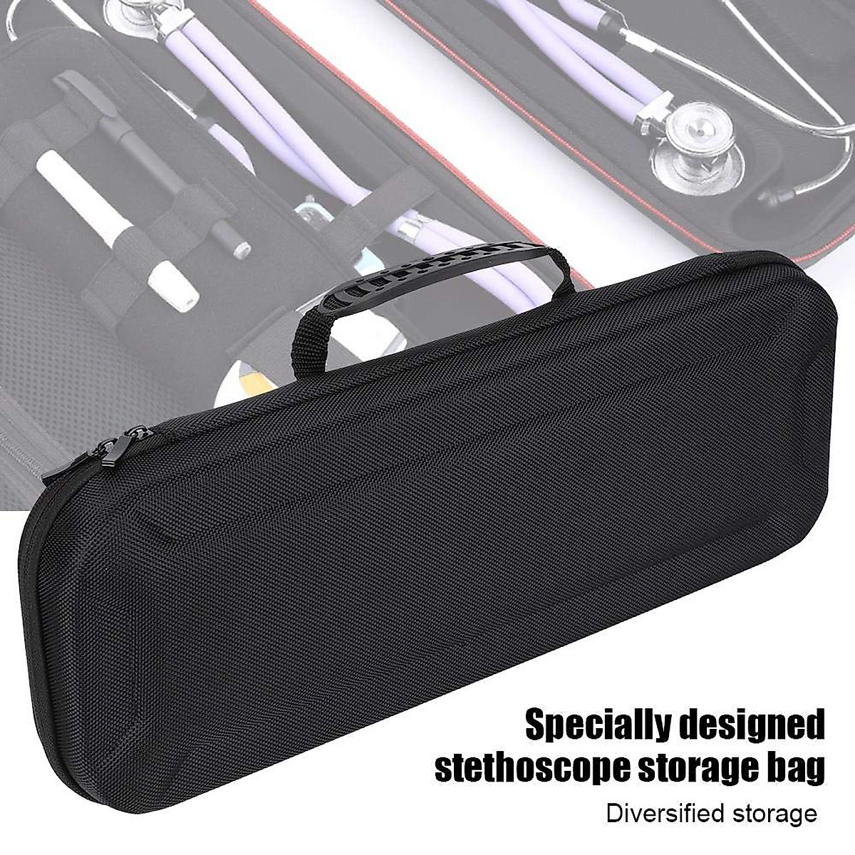 Germerse Stethoscope Storage Case, Shockproof Lightweight Stethoscope Holders Portable Stethoscope Hard Carrying Case, for Travel Home