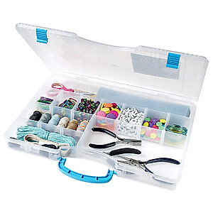 The Beadery Large Craft Carrier Storage Container, clear