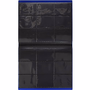 BCW Pro-Folio 9-Pocket Card Album - Blue | Archival Safe, Side-Loading Trading Card Binder | Premium Collectible Storage Solution for Trading Cards, TCG, Sports Cards, and More - 360-Card Capacity