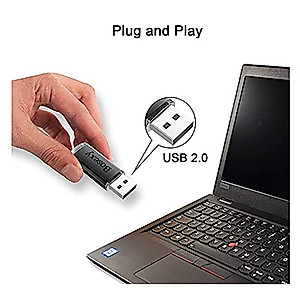 USB Flash Drives 1GB 10 Pack, Bosexy Thumb Drives Cap Design USB 2.0 Stick with Led Indicator Lanyards(5 Mixed Colors: Black Blue Silver Purple Red)