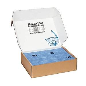 Pig Home Solutions Water Absorbent Mat - Reusable - 20 Pack - 15" x 19" Pads - PM50566