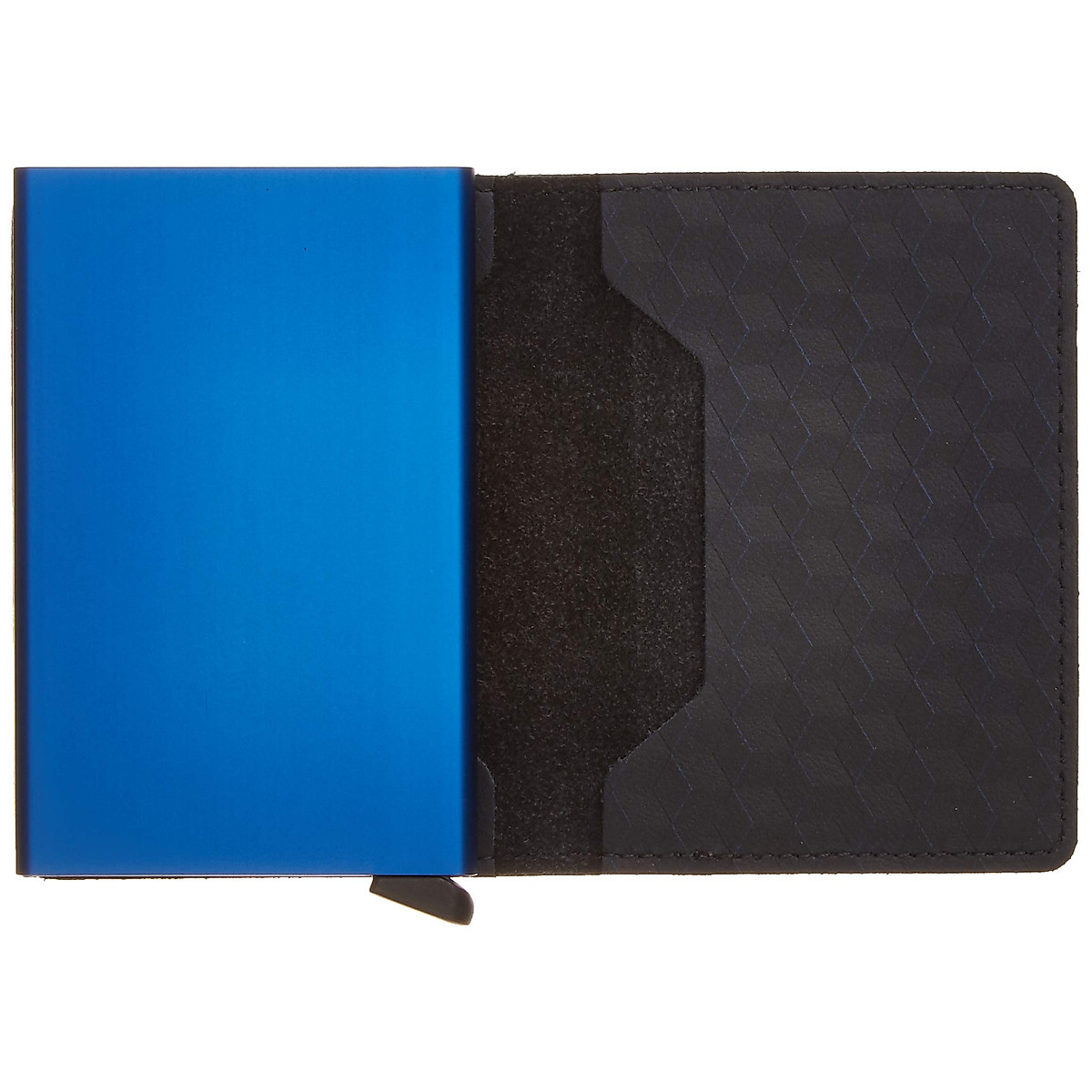 SECRID Slim Wallet Optical Black Leather Wallet (Optical Black)