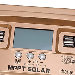 Wind Solar Controller Charge Management Solar Charge Controller 12V 24V 36V 48V 60V MPPT Tracked Charge By Charge (60A)