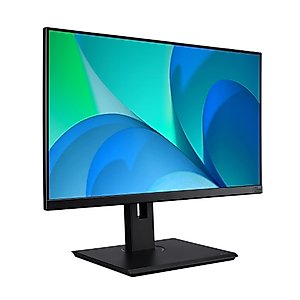 Acer Vero BR247Y bmiprx 23.8” FHD IPS Zero-Frame Monitor with Adaptive-Sync | 75Hz Refresh Rate | 4ms | EPEAT Silver | Made with Post-Consumer Recycled (PCR) Material (Display Port, HDMI 1.4 & VGA)
