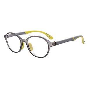 Madison Avenue Kids Blue Light Blocking Glasses for Teens Anti Blue Ray Eye Strain Computer Game Glasses Flexible Soft TR90 Frame UV Protection Computer TV Eyeglasses Boys Girls Age 9-12 (Yellow)