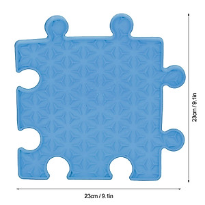 9.1in Dog Lick Pad, Food Grade Silicone - Dog Lick Mat for Anxiety Relief - Dog Toys to Keep Them Busy, Slowing Down Feeding Slow, Supports Mental, Dental, and Digestive Health