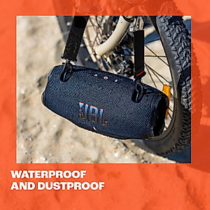 JBL Xtreme 4 - Portable Bluetooth Speaker, Powerful Sound and Deep Bass, IP67 Waterproof, 24 Hours of Playtime, Powerbank, PartyBoost for Multi-Speaker Pairing (Black) (Renewed)