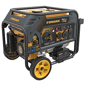 Firman Hybrid Series H03651 3650/4550 Watt Dual Fuel Generator, Yellow