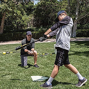 SKLZ Hitting Stick Batting Swing Trainer for Baseball and Softball, 52-Inch Baseball Trainer