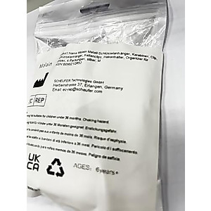 Molain Metal Keychain Carabiner Clip Keyring Key Ring Chain Clips Hook Holder Organizer for Car Keys Finder for Men, 4 Packs