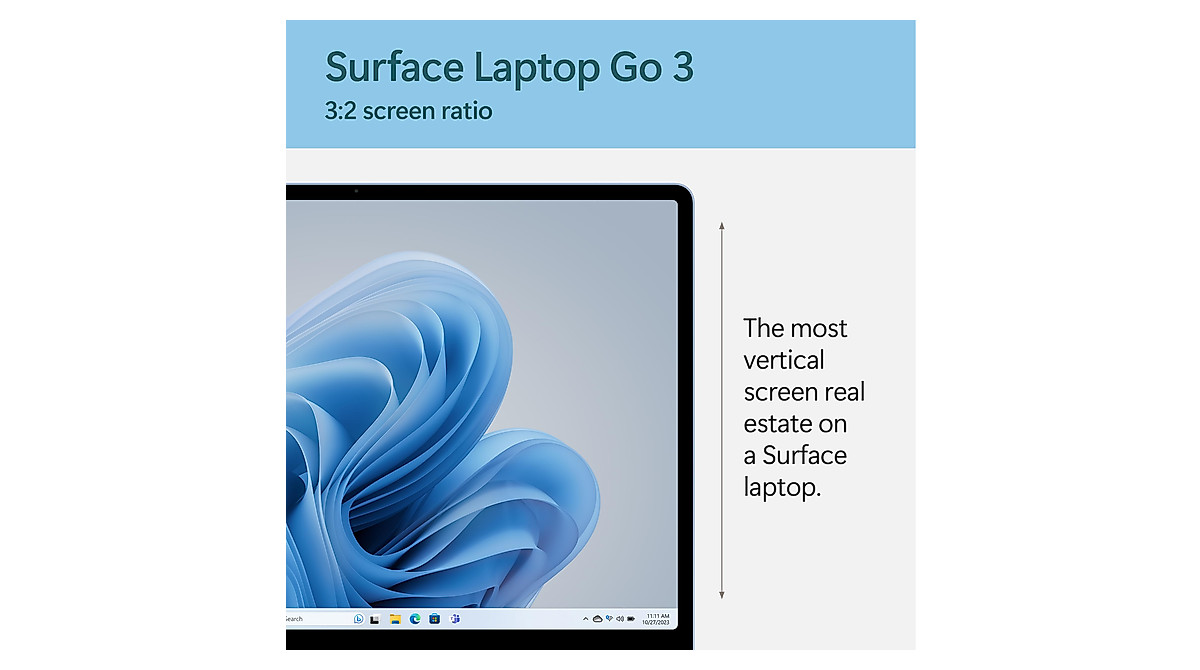 Microsoft Surface Laptop Go 3 2023 - Light & Powerful Touchscreen Laptop