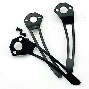 BRASSU Stainless Steel Knife Clip Back Clip Pocket Clip Knife Modification Parts