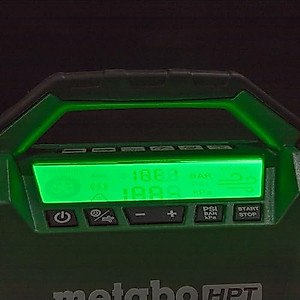 Metabo HPT 18V MultiVolt™ Cordless Dual Function Inflator, Tool Only - No Battery, Portable Air Compressor, UP18DAQ4