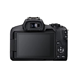 Canon EOS R50 Content Creator Kit, Mirrorless Vlogging Camera, 24.2 MP, 4K Video, DIGIC X Image Processor, RF-S18-45mm F4.5-6.3 IS STM Lens, Stereo Microphone, Tripod Grip, Wireless Remote Control