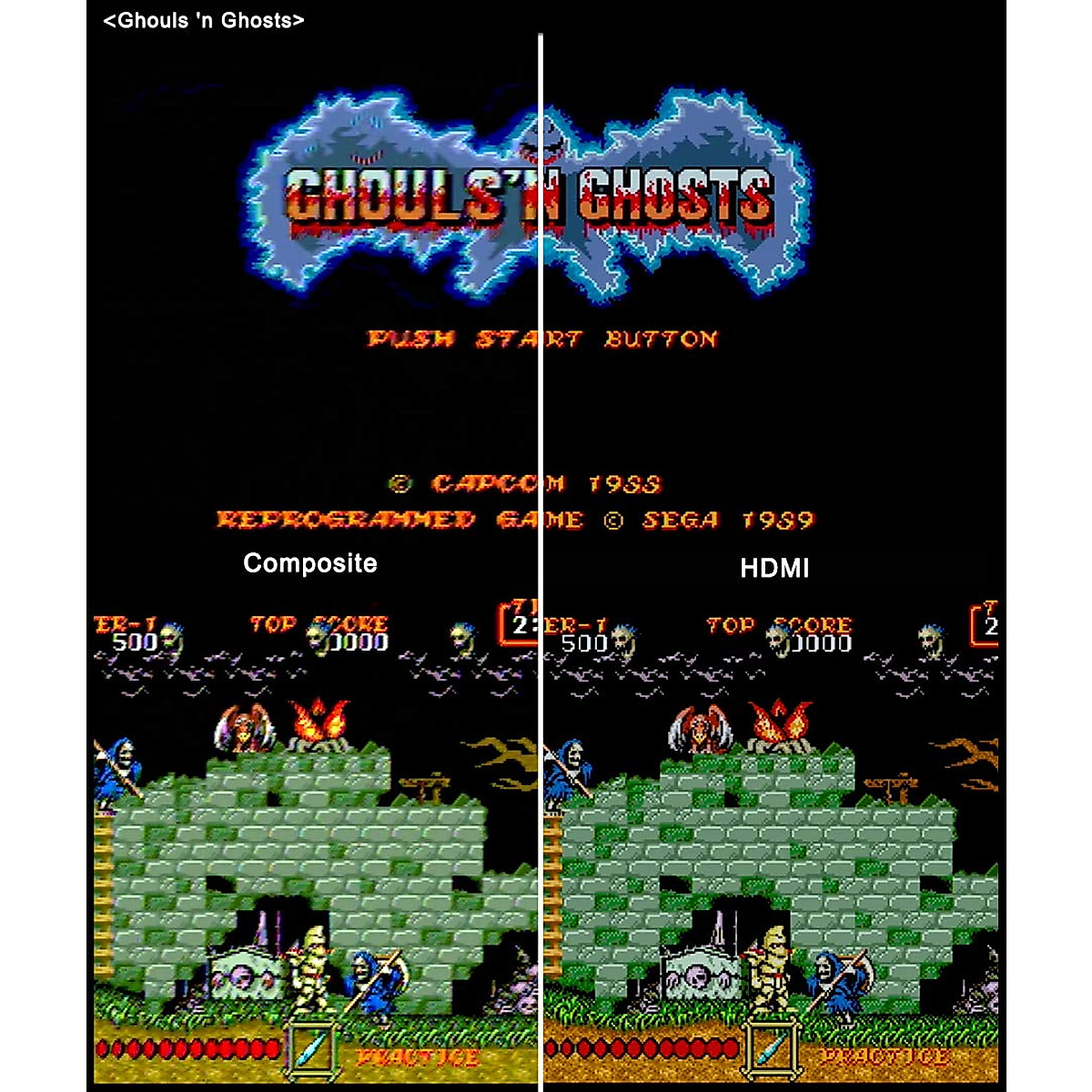 HDMI Cable for Sega Genesis Model 1/2 / 3, Sega CD, Sega CDX, Sega 32X, Sega Nomad, Original Sega Master System Console