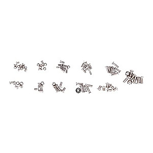 Computer Screw, Flat Head Computer Screws Set Standard Metric 600Pcs Replacement M2 M2.5 M3 Non Slide for Laptop(Silver)