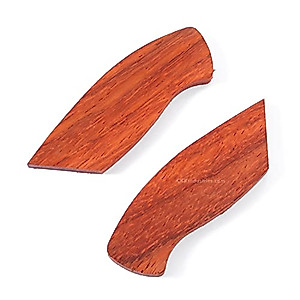 EZSMITH Knife Making Kit - DDR3BL - DIY Folding Knife Series - (Parts Kit) - (w/Pre-machined Padauk Handle Scales) - (Gift Boxed) - (USA Design) - (by KnifeKits)