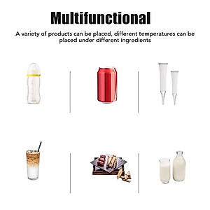 Mini Compact Fridge, 8 L Single Core Skincare Refrigerator Beauty Fridge with Mirror & Light Portable Cooler Warmer Refrigerator Fridge for Skincare, Makeup, Beverage