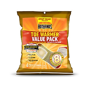 HotHands Toe Warmers - Long Lasting Safe Natural Odorless Air Activated Warmers - Up to 8 Hours of Heat - 72 Pair