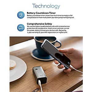 nrgGo Powerbank 5000 mAh Portable Charger, Mini Power Bank USB C, 18W PD Battery Pack 5000mAh, Battery Phone Charger for iPhone, Samsung and More