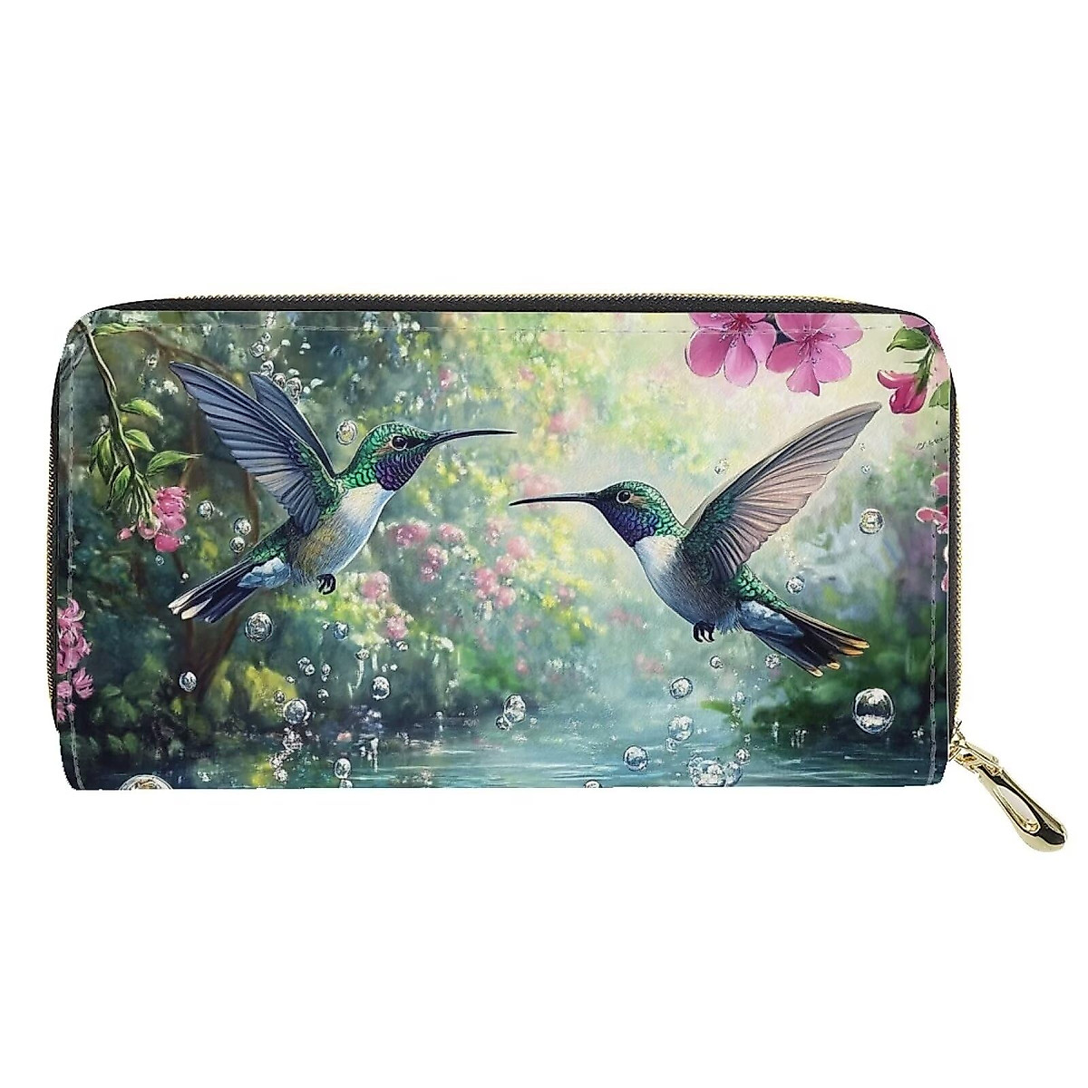 doginthehole Sunflower Butterfly Print Wallets Purses for Women PU Leather Wallet Inserts for Credit Cards Long Clutch Cell Phone Case