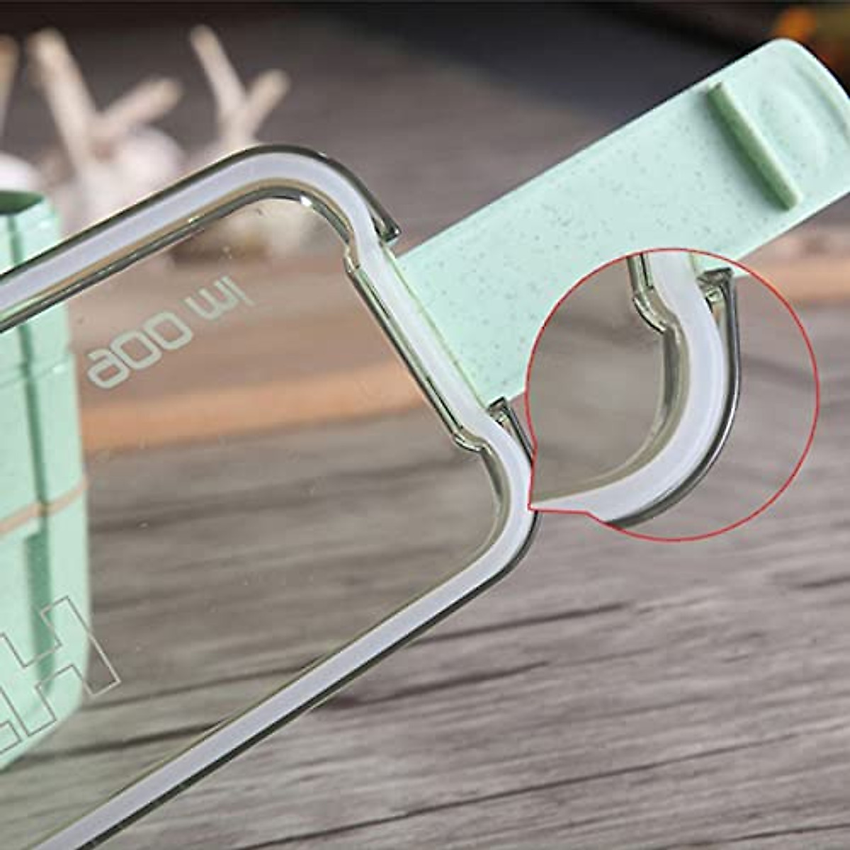 BLMIEDE Lunch Solution with Compartments for Meals and Snacks The GO Leak Proof Dishwasher Lunch Tote for Men with Containers (Pink, One Size)