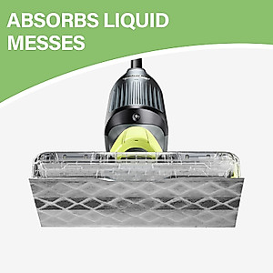 Replacement Pads Compatible with Shark VACMOP VM200 VM250 VM252 Vac Mop Pads Refills, Disposable ,Thickness,10 Pack