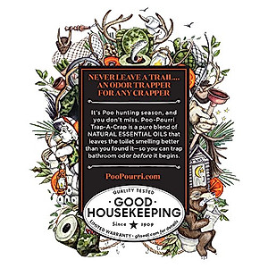 Poo-Pourri Before-You-Go Toilet Spray, Trap-A-Crap, 2 Fl Oz - Cedarwood and Citrus