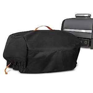HODRANT Grill Cover Compatible with Ninja OG701 OG751 Woodfire Grill, BBQ Grill Accessories Bag with Handle & Inner Pocket, Compatible with Ninja OG700 Series Outdoor 7-in-1 Grill Smoker, Cover Only