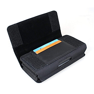 aubaddy Nylon Dual Phone Holster Pouch Case for 2 Phones, Fit for iPhone 15 14 13 12 11 Pro Max Series, iPhone 15 14 8 7 6s 6 Plus Series, Samsung Galaxy S23 S22 S21 Ultra Plus FE, Google Pixel 7 6