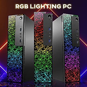 Lenovo ThinkCentre Desktop Computer PC, Intel Core i5 6th Gen Processor, 16GB DDR4 RAM, 512GB SSD, 4K 2-Monitor Support DisplayPort, AC Wi-Fi, Bluetooth - Windows 10 Pro (Renewed)