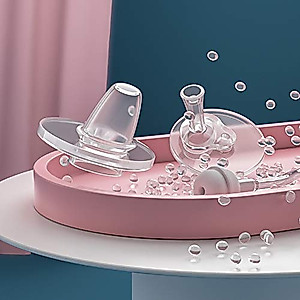 POTATO Baby Bottle with Medium Flow Nipple and Learner Sippy Cup Soft Spout, 240ML/8oz, Green