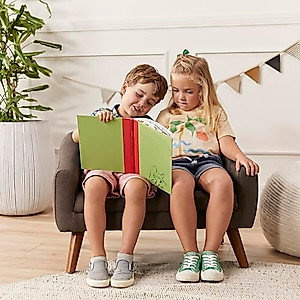 ECR4Kids Willa Loveseat, Kids Furniture, Raisin