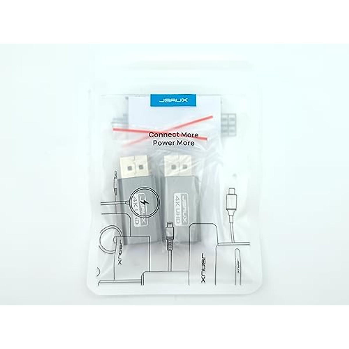 JSAUX 4K DisplayPort to HDMI Adapter 2-Pack, DP PC to HDMI Monitor Converter Video UHD 2K@120Hz,4K@30 DP to HDTV Male to Female Uni-Directional Adapter Compatible for Dell, Lenovo, HP,GPU, AMD -Grey